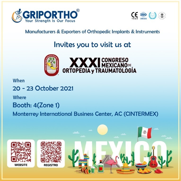 39th Mexican Congress of Orthopedics and Traumatology FEMECOT - Griportho